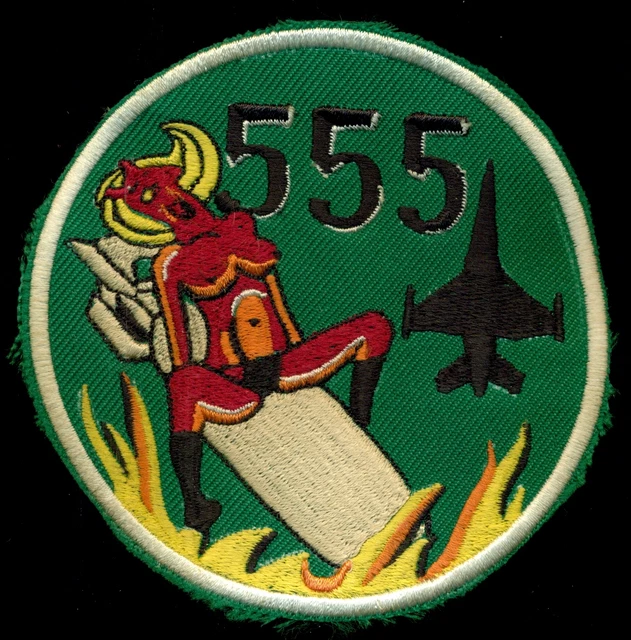USAF 555TH TACTICAL Fighter Squadron F-16 Patch S-12 EUR 10,98 ...