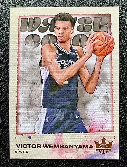 VICTOR WEMBANYAMA 2023-24 Panini Court Kings aquarelle éperons RC #1 -6,22 EUR 0,93 - PicClick FR