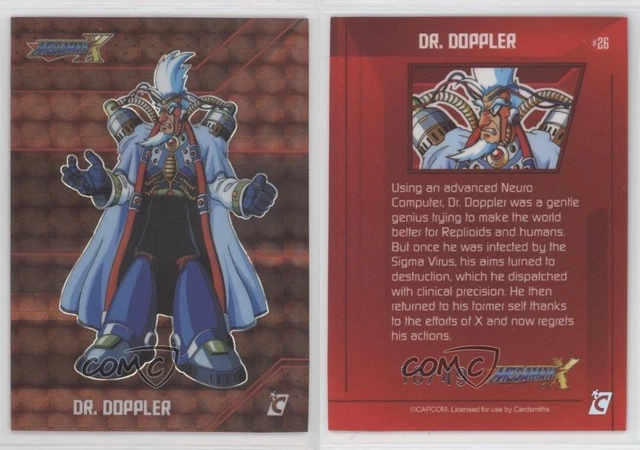 2025 CARDSMITHS MEGA Man X Series One Red Megafractor /49 Dr Doppler ...