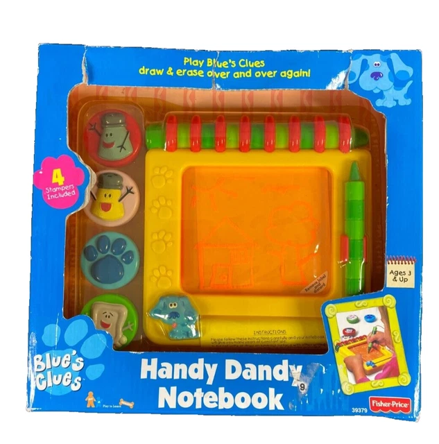 BLUES CLUES HANDY Dandy Notebook Draw & Erase New Sealed 2000 Rare ...