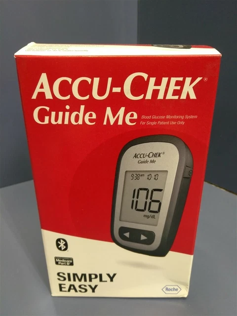 ACCU-CHEK GUIDE ME Blood Glucose Monitoring System Meter EXP 2024 EUR ...
