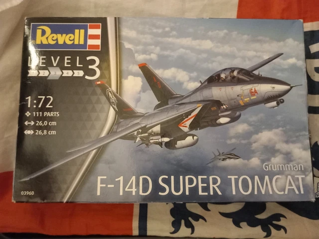 REVELL 03960 1:72 Grumman F-14D Super Tomcat EUR 20,94 - PicClick FR