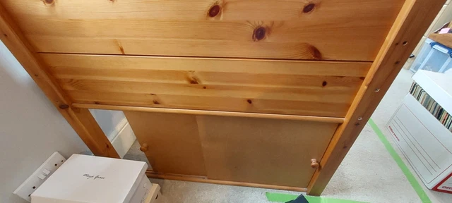 CABIN BED. SOLID wood single bed frame with Slatted Base & 2 Underbed ...