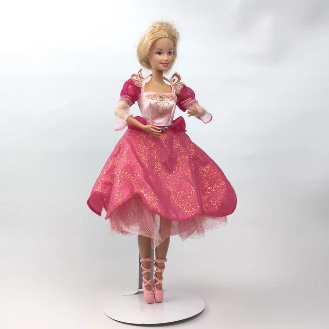 BARBIE 12 DANCING Princesses Doll Genevieve Blonde Pink Ballet Twirl ...