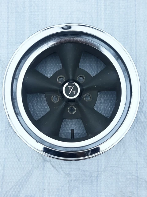 KEYSTONE 'MAGFLITE' WHEELS Torque Thrust-style 14x6 Ford-Mopar-AMC Pair ...