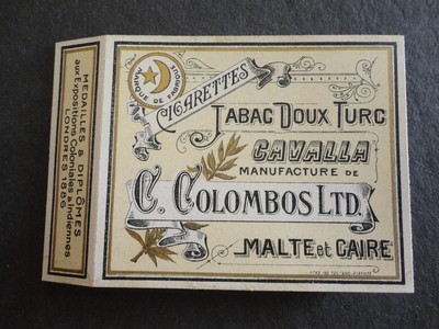 VINTAGE COLOMBOS CIGARETTE Packet X 20 Cairo-Egypt £4.99 - PicClick UK
