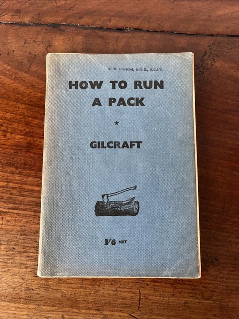 HOW TO RUN a Pack Gilcraft Reprinted 1952 Boy Scouts £6.00 - PicClick UK