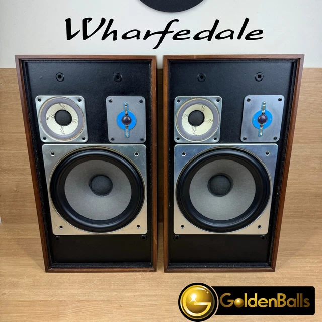WHARFEDALE GLENDALE XP2 Speakers Vintage Made In England Working Well £ ...