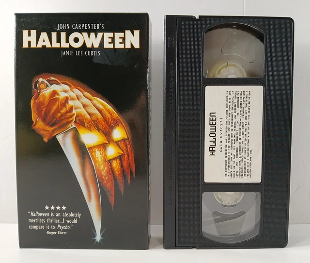 JOHN CARPENTER'S HALLOWEEN Horror Slasher Movie VHS Tape 1997 Release ...