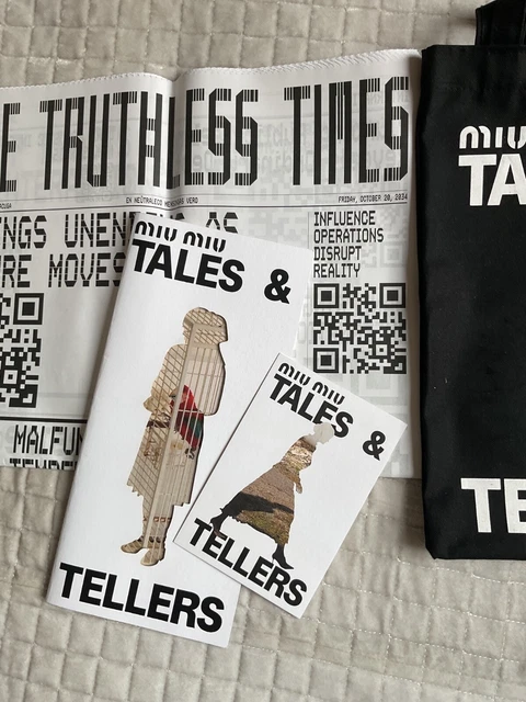 MIU MIU/TALES & Tellers/Art Basle 2024 £21.50 - PicClick UK