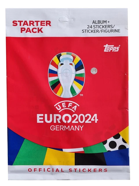 TOPPS UEFA EURO 2024 Sticker (SWISS VERSION) - 1x Starter Pack £5.97 ...