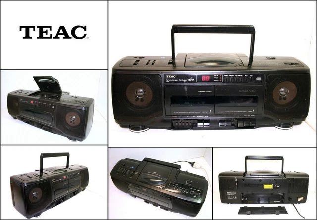 TEAC PCD-50 STEREO Radio Double Cassette CD Boombox $50.00 - PicClick AU