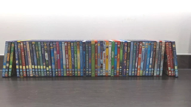 DISNEY CLASSICS, PIXAR, Dreamworks, Junior DVDS bundle collection x58 ...
