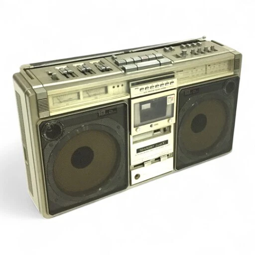 SHARP GF-505ST VINTAGE Boombox Ghetto Blaster Usato Testato Giappone ...