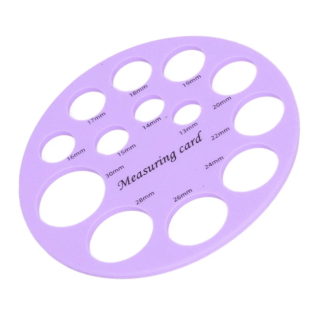 (PURPLE)NIPPLE RULER BENDABLE Accurate Non Stinging Flange Sizing ...