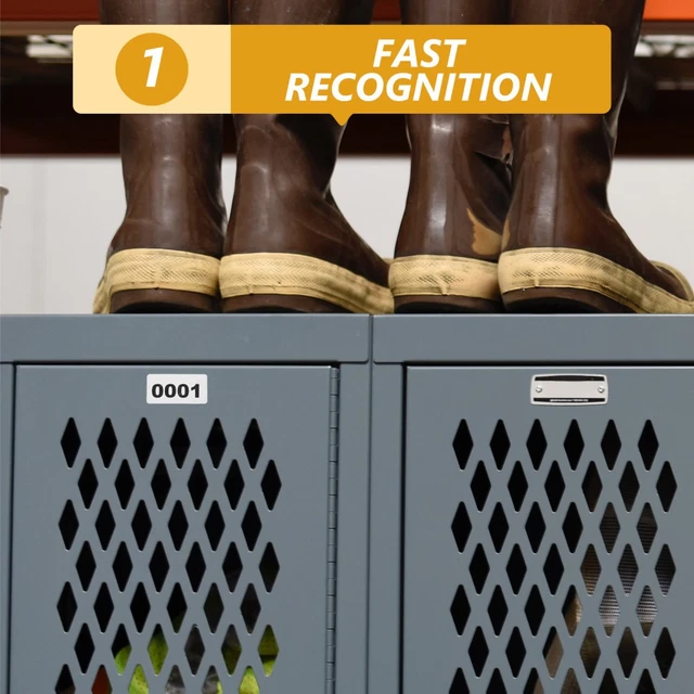 NUMBER LABELS SELF Adhesive Multi-use Sticker Classroom Numbers ...