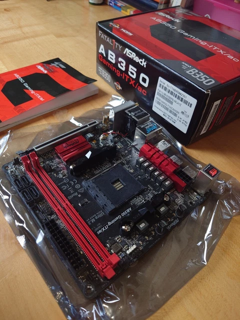 ASROCK AB350 GAMING-ITX/AC Motherboard AMD B350 Socket AM4 DDR4 m.2 ...