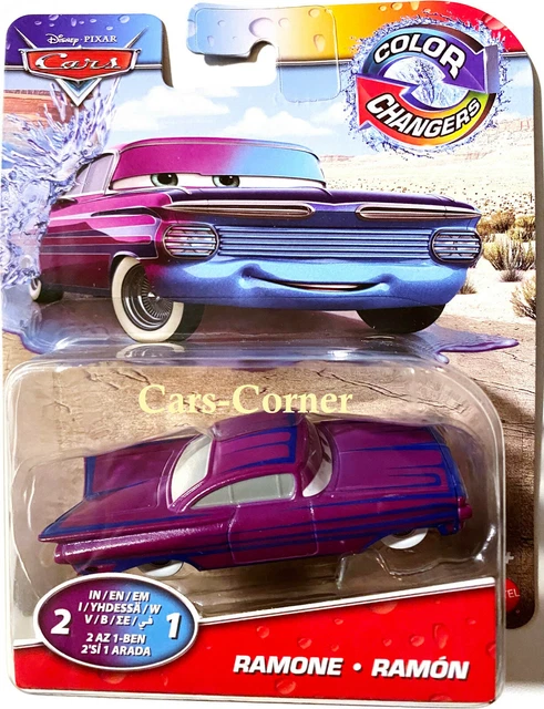 DISNEY PIXAR VOITURES Purple / Blue Ramone Color Changer Radiator ...