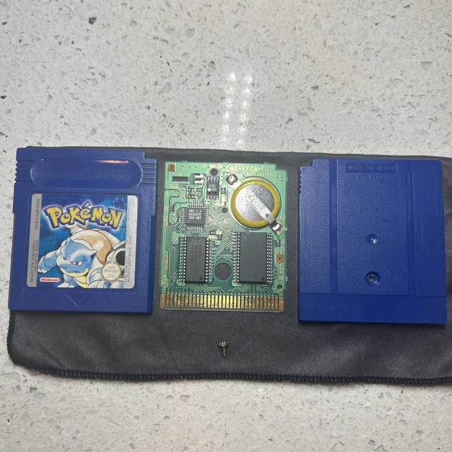 POKEMON BLUE VERSION Game Boy Nintendo Cartridge PAL (Working Battery ...