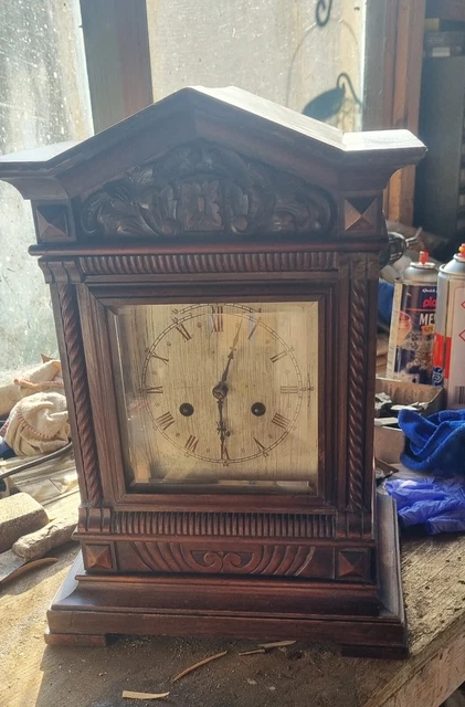 VICTORIAN 8 DAY Walnut bracket clock £26.72 - PicClick UK