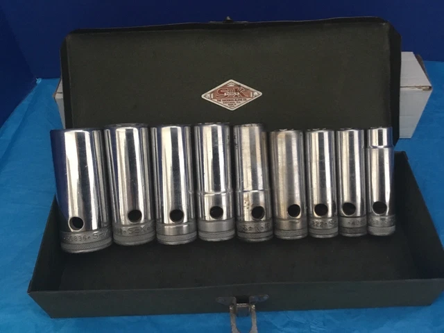 VINTAGE S-K SOCKET Set Deepwell W/Hole $69.99 - PicClick