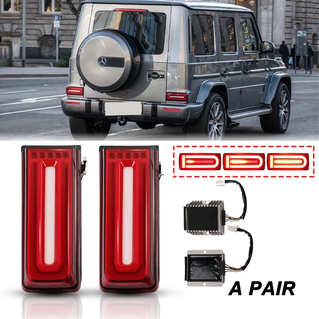 W464 STYLE LED Tail Lights Signal for Mercedes Benz 1999-2018 W463 G ...