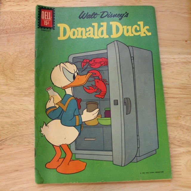 BANDE DESSINÉE WALT Disney Donlad Duck février 1961 EUR 10,35 - PicClick FR