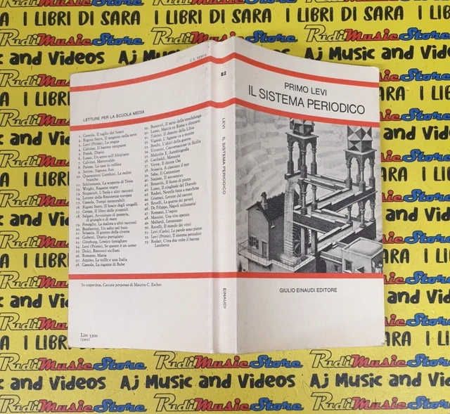BOOK LIBRO IL SISTEMA PERIODICO Primo Levi GIULIO EINAUDI EDITORE 1979 ...