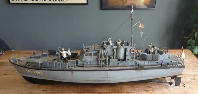 HIGHLY DETAILED LARGE RC British Gun Boat / MTB Remote Control WW2 Navy ...