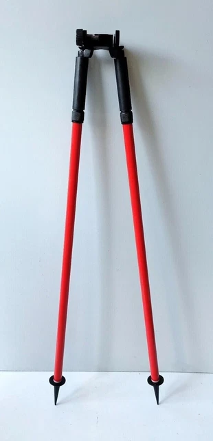 THUMB RELEASE BIPOD Stand for Leveling Staff Grade Rod Surveying ...