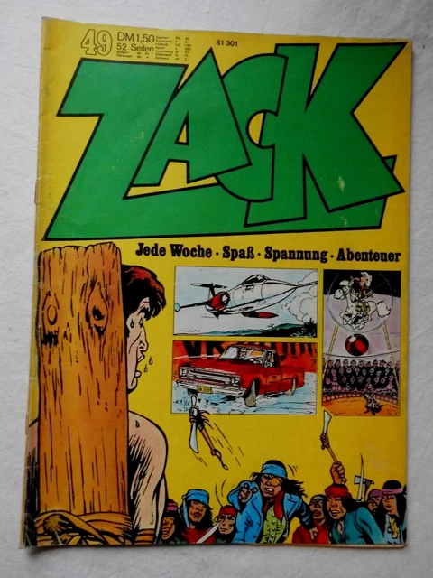 COMIC ZACK MAGAZIN Heft Nr. 49, 50, 51 von 1972 ohne Beilagen - guter ...