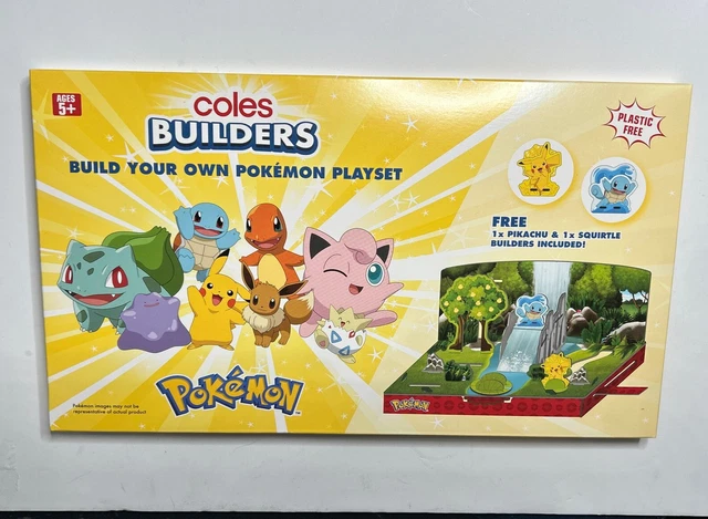 COLES POKEMON BUILDERS Build Your Own Pokemon Playset $25.00 - PicClick AU