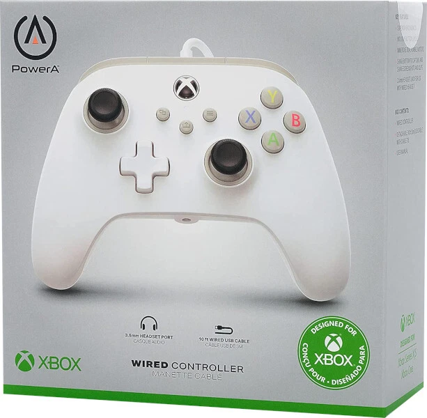 XBOX SERIES X Power A Wired Controller White (blanco) (xbone/pc) EUR 47 ...