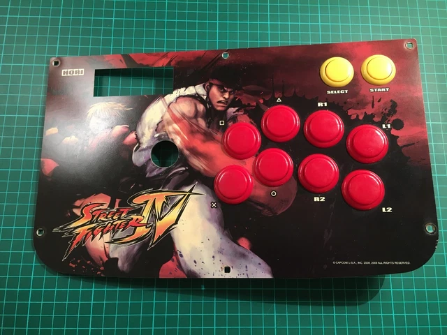 ARCADE STICK CONTROL Panel Hori Street Fighter 4 JoyStick Borne Arcade ...