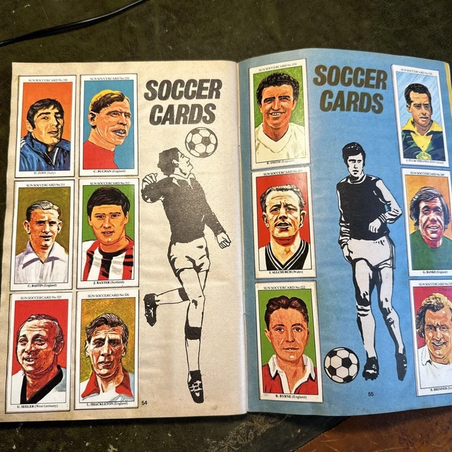 THE SUN FOOTBALL Soccercard Album No 3 Complete Man Utd Liverpool ...