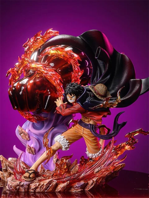 LX STUDIO LUFFY Figure ONE GK Resin Statue LED Light PIECE NEW With ...