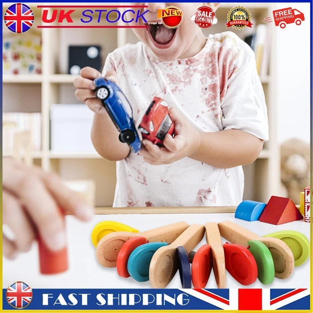 WOODEN CASTANET CLAPPER Orff Clapping Board for Kids Children Toy ...