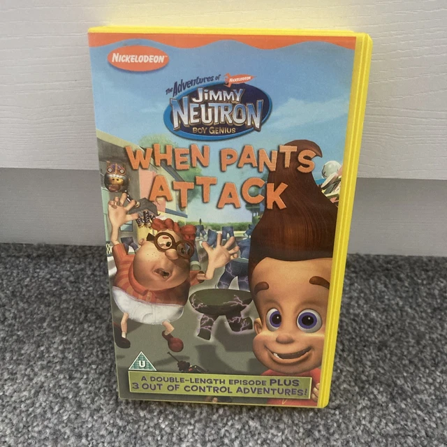 The Adventures Of Jimmy Neutron Boy Genius Vhs Video When Pants 4104