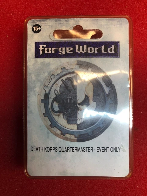 WARHAMMER 40K FORGE World Death Korps Quartermaster - Event Only - BNIB ...