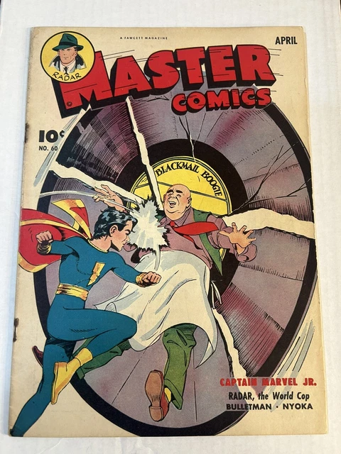 MASTER COMICS #60 - Raw 5.0 - Captain Marvel Jr. (1945) EUR 23,22 ...