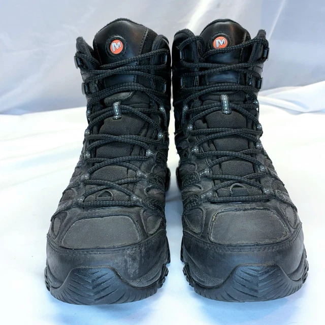 MERRELL MOAB 3 Mid Tactical Waterproof Boots Men's US 9.5 EU 43.5 Black ...