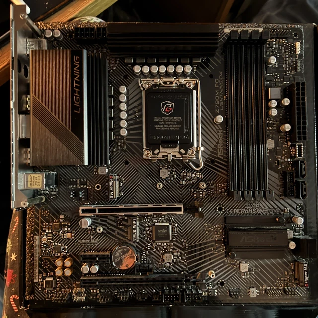 ASROCK INTEL Z790M PG Lightning/D4 LGA1700 DDR4 Micro-ATX Motherboard £ ...