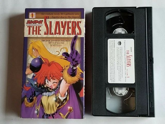THE SLAYERS VOLUME 1 Anime Vhs Tape In Box English Subtitles 1996 ...