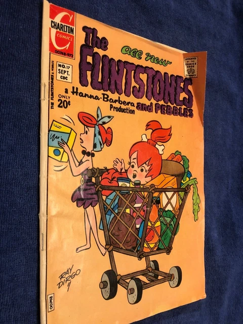 THE FLINTSTONES #17 Hanna-Barbera Ray Dirgo Cover 1972 Charlton Comics ...