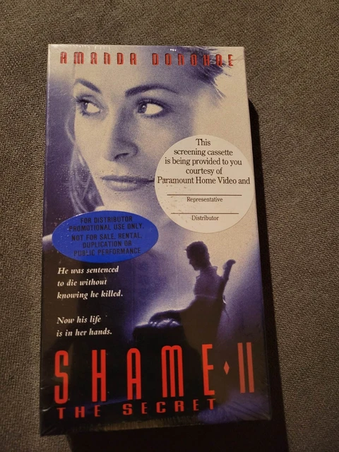 SHAME II 2 VHS The Secret Amanda Donohoe RARE NEW Factory Sealed ...