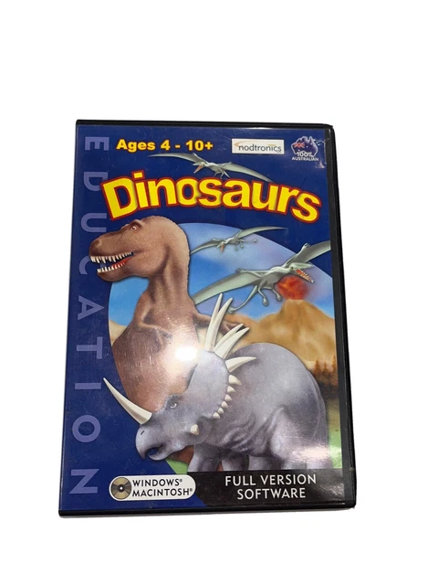 KIDS INTERACTIVE SOFTWARE CD Rom. Dinosaurs. Educational. Preloved ...