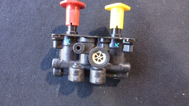 GENUINE BENDIX MV3 Dash Valve, Bendix 800573 Trailer Parking Brake Dash ...