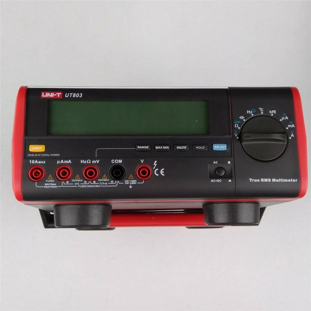 ONE DIGITAL TRUE RMS Bench Multimeter USB RS232 K Type Thermocouple ...