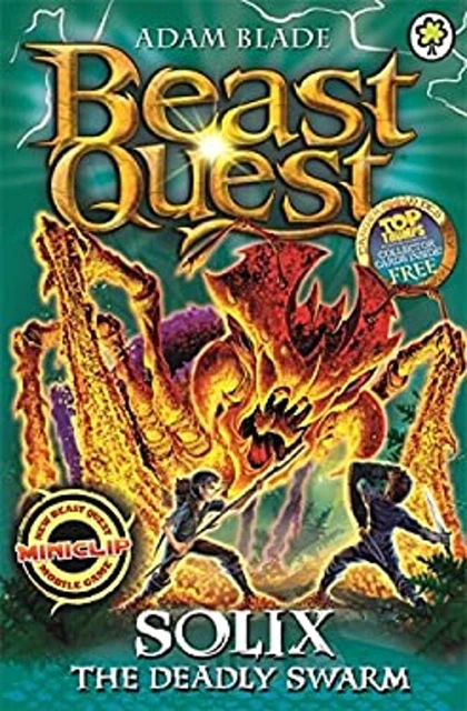 BEAST QUEST: 89: Solix The Deadly Swarm Livre de Poche Adam Blade EUR 5 ...
