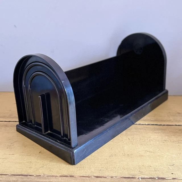VINTAGE BAKELITE EBCO Patent Bookcase Book Trough Art Deco 1930’s £19. ...